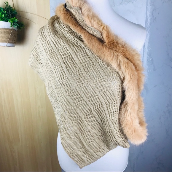 Surell | Accessories | Surell Faux Fur Crochet Scarf | Poshmark